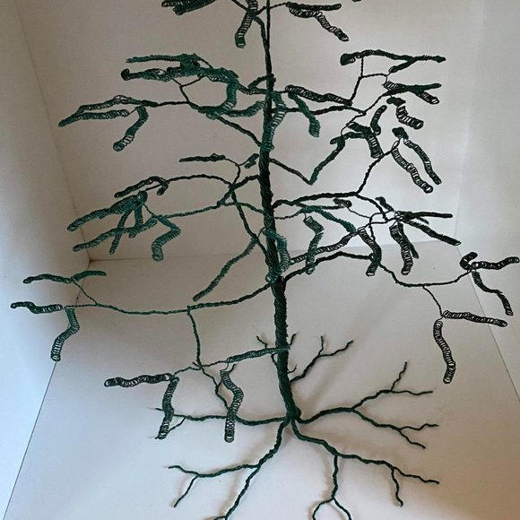 RainbowDuckDesigns | Accents | Twisted Wire Green Pine Tree | Poshmark